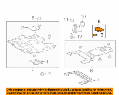 51408-30060 Toyota Cover sub-assy, engine under, rh 5140830060, New ...