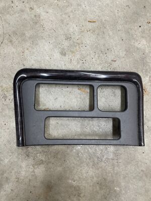 01-02 GMC Sierra C3 Yukon Denali Center Console Front Woodgrain Trim ...