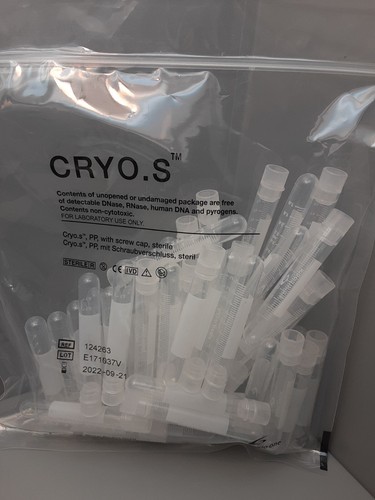 Greiner Bio-One Cryo.S PP with Screw Cap - Bag of (50) 124263 | eBay