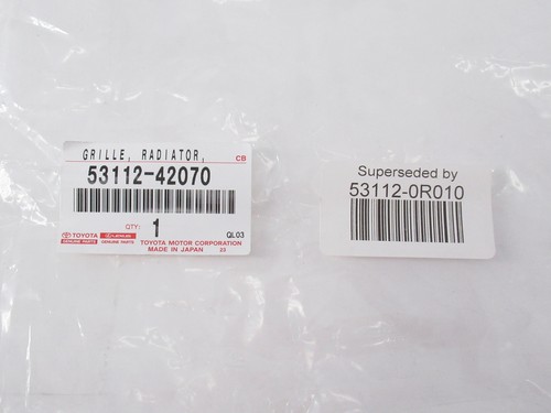Genuine OEM Toyota 53112-0R010 Front Lower Radiator Grille 2009-2012 ...