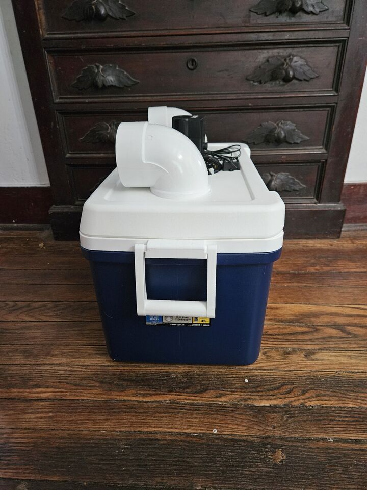 Onos LG 48qt Navy Portable Air Conditioner Ice Swamp Cooler 12V Fan ...