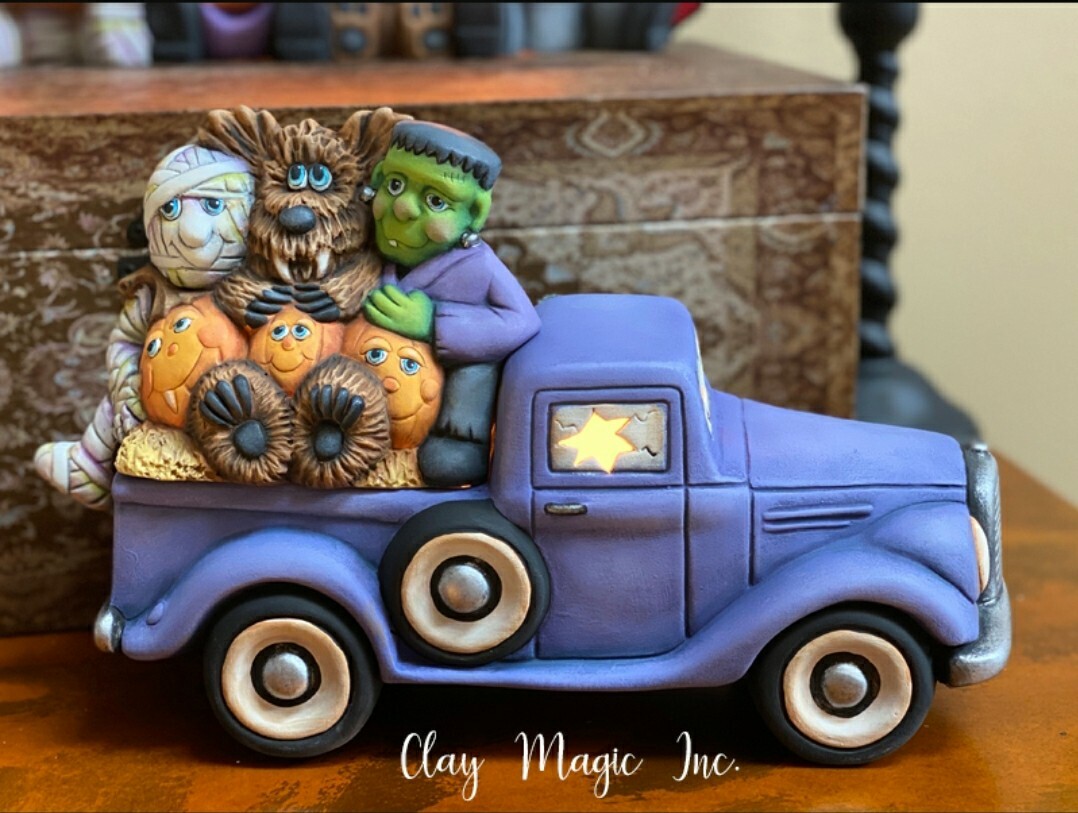 NEW Clay Magic Truck or Truck w Insert 4 U 2 Pick From Unpainted ...