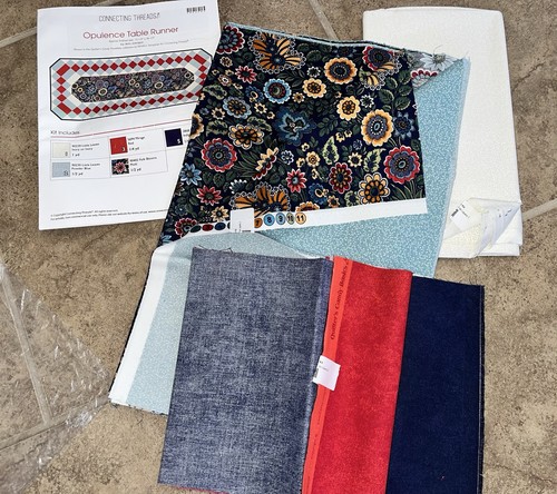 Quilt Kit: "Opulence“ Table Runner by Connecting Threads Beautiful Fabric | eBay Australia