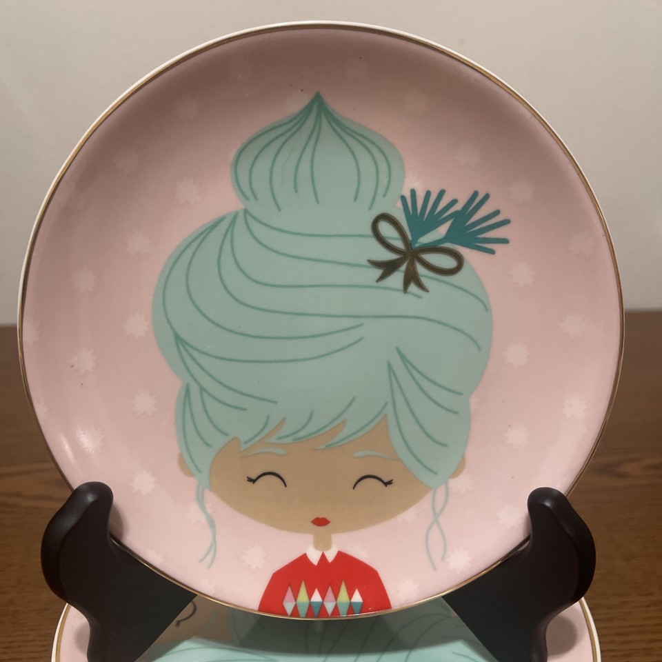 Nostalgia Dessert / Bread Plate 6" Christmas Tableware 2021 By Sleigh ...