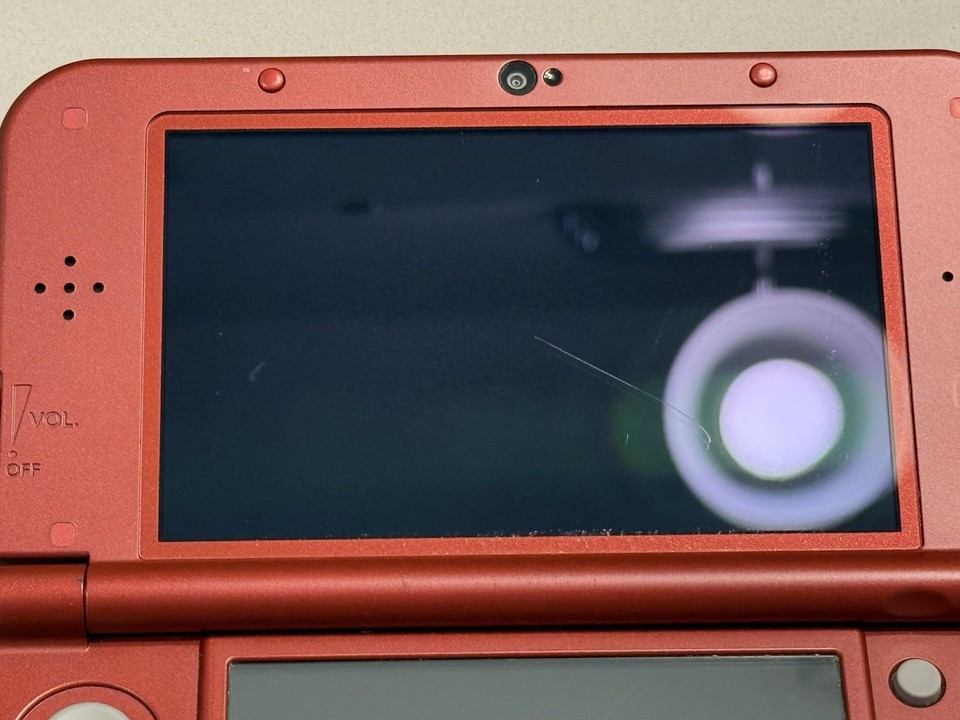 New Nintendo 3DS XL Red Handheld System Console US Version TESTED ...