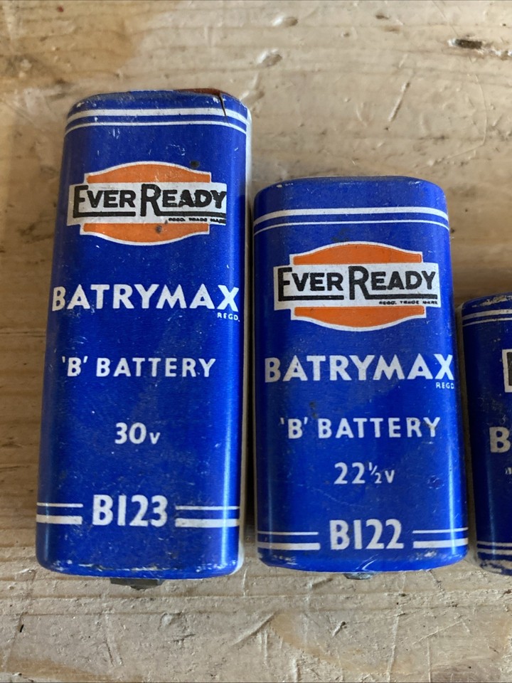 Ever Ready Job Lot B155 B122 B121 B123 Vintage Battery For Display | eBay