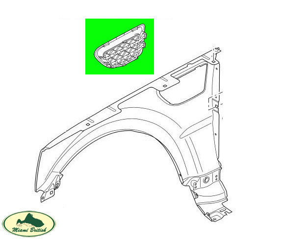 LAND ROVER FENDER SIDE GRILL GRILLE VENTS RANGE SPORT SUPERCHARGED 10 ...