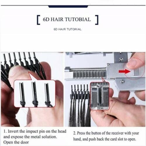 6D Second Generation No-trace Hair Extension Machine Hair Connector ...