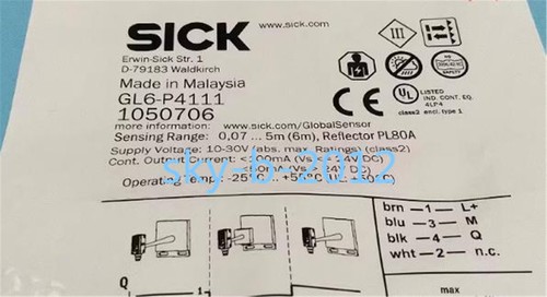 1 pcs GL6-P4111 1050706 photoelectric switch sensor | eBay