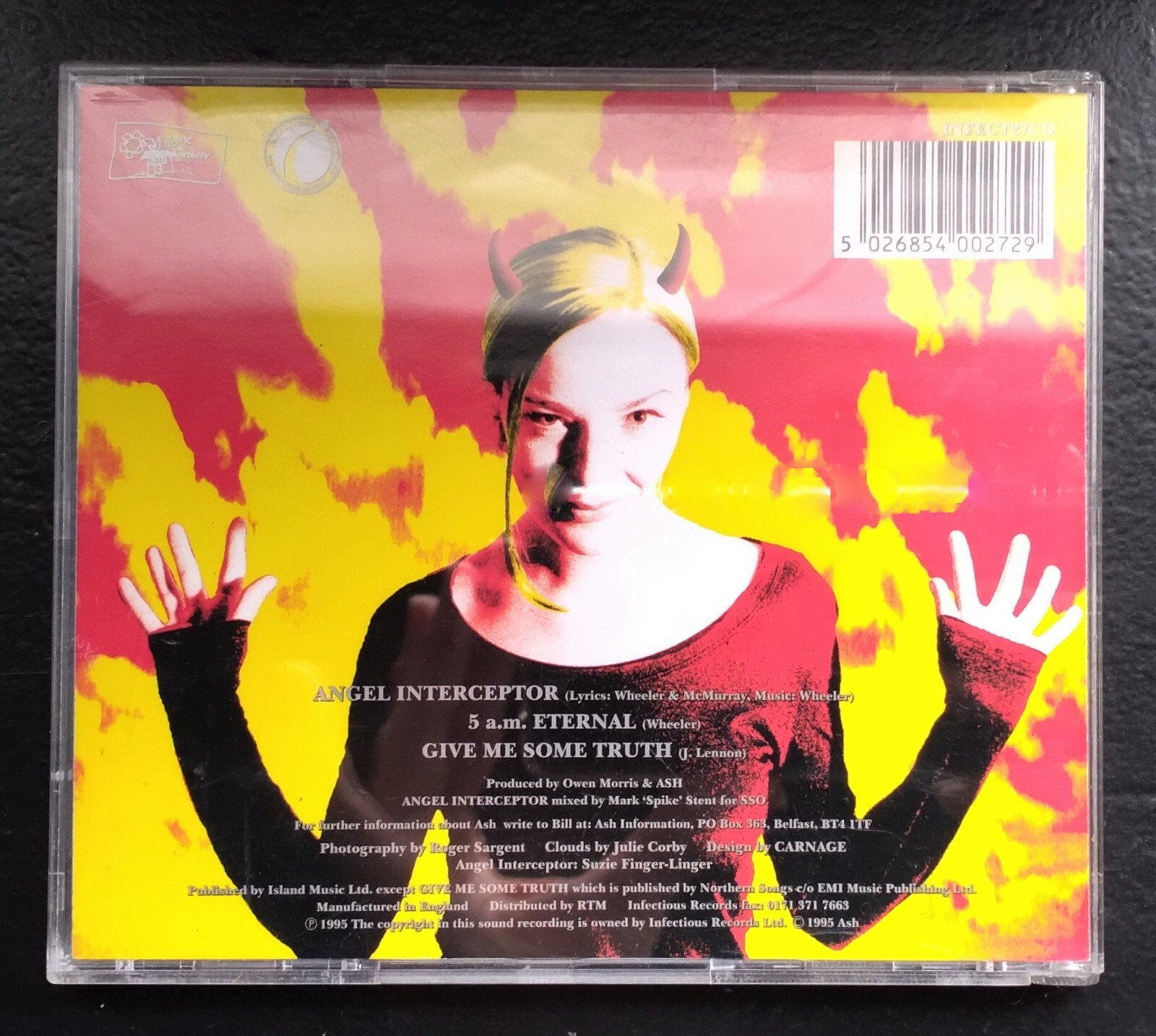 ASH - Angel Interceptor CD Single - 4 Collectors Editions to choose ...