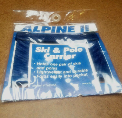 Downhill Skis Carrying Straps Snow Ski And Pole Carrier Straps Alpine 2 ...