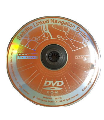2003 2004 2005 Honda Accord / Acura TSX Navigation System DVD Map Disc ...