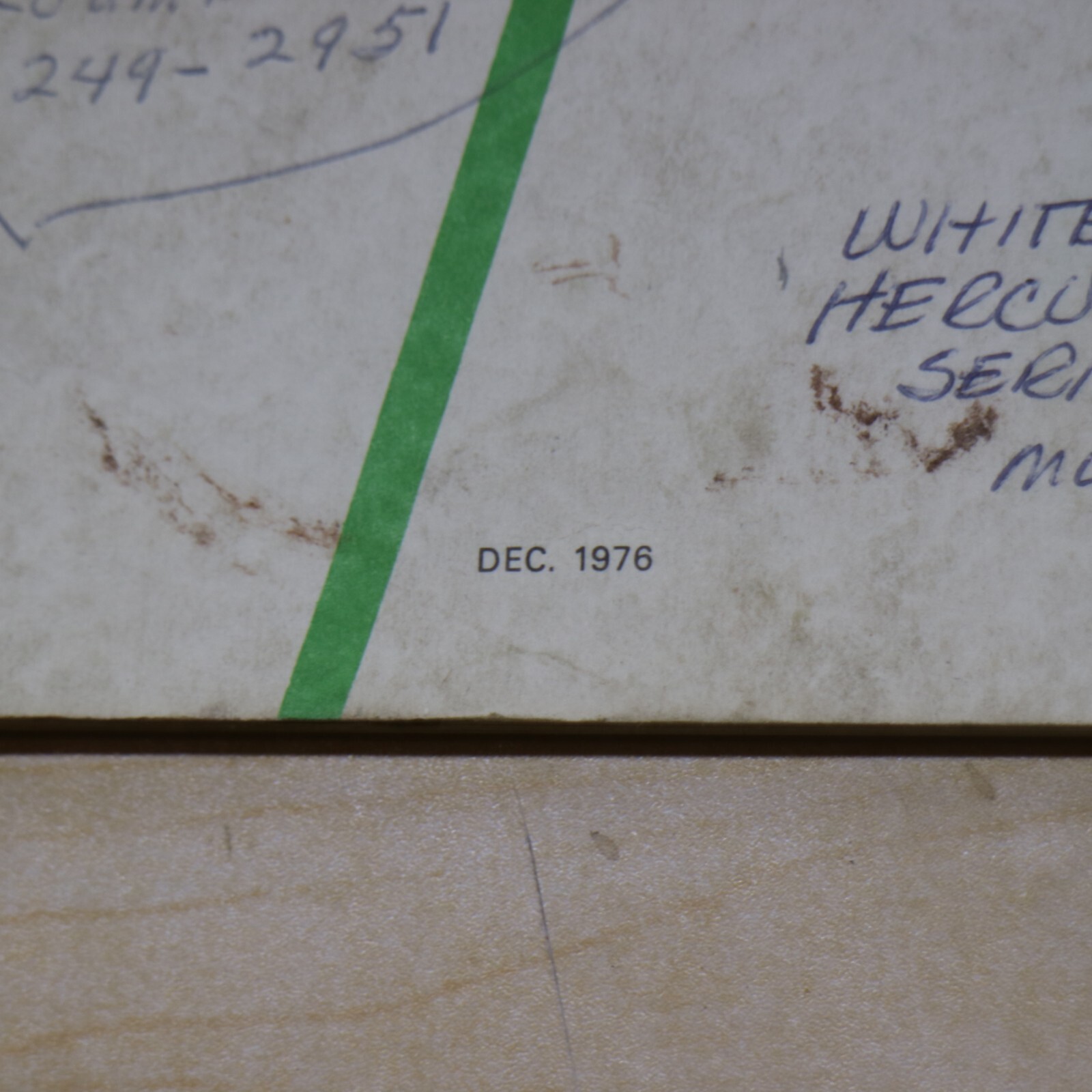 WHITE G1400 G1600 4 Four Cylinder ENGINE OPERATOR MAINTENANCE GUIDE ...