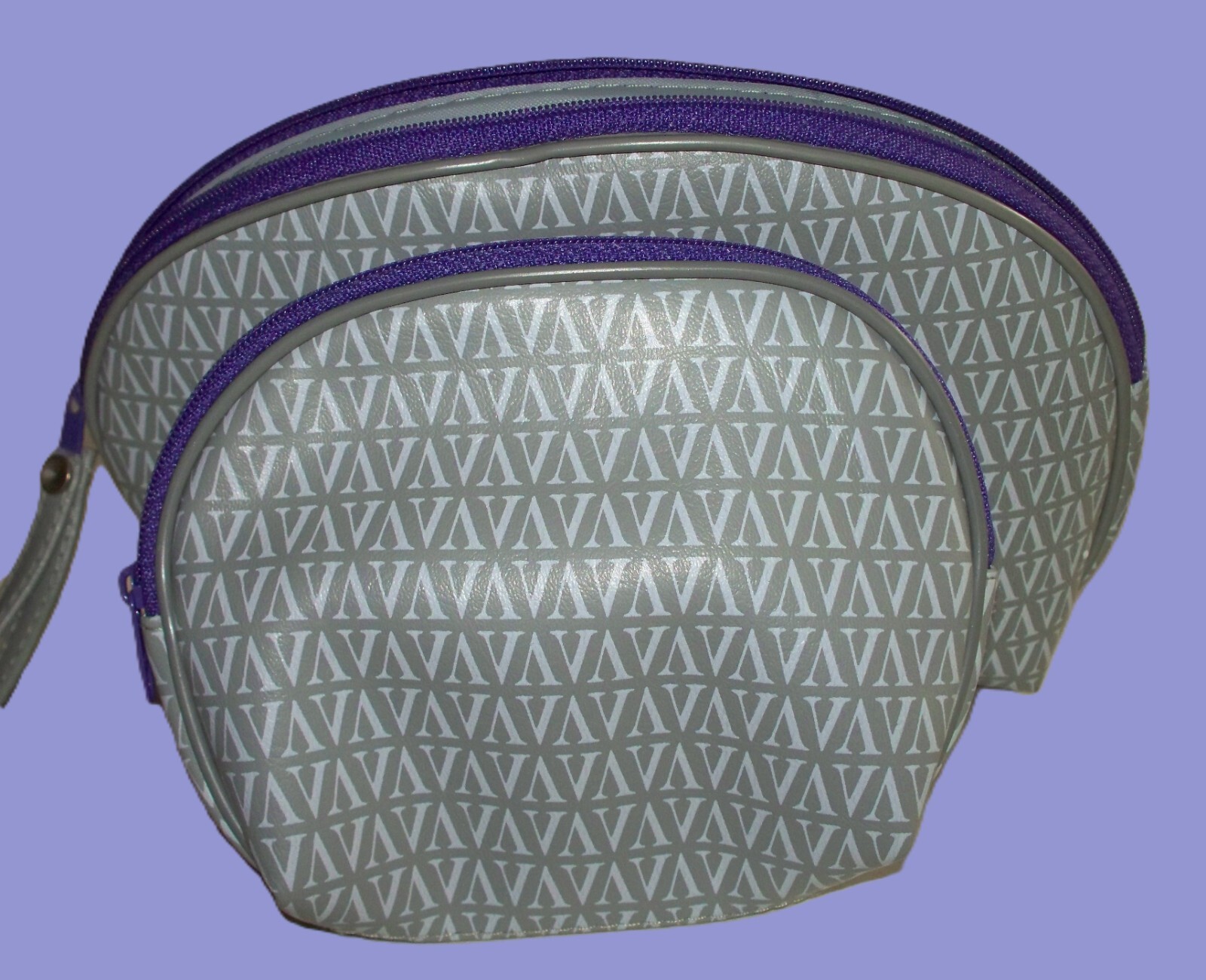 Avon Cosmetic bag, Case, Travel Makeup pouch, set of 2 Color Gray ...