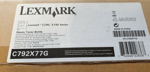 Genuine Lexmark Waste Toner Container C792X77G For Lexmark C790, X790 ...