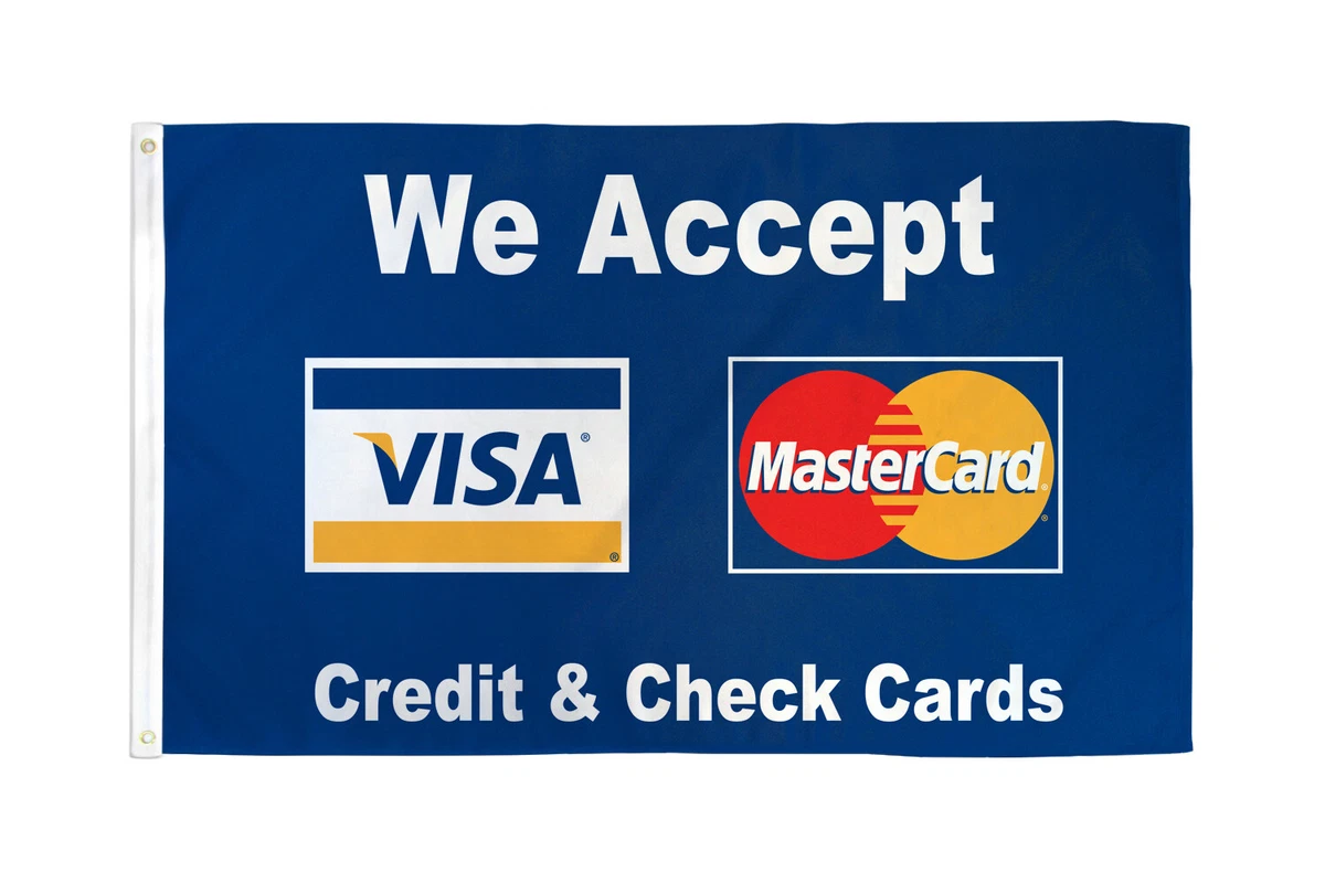 We Accept Credit Card Logos