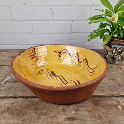 Antique Slipware Dish 19th Century Fremington Pottery | eBay UK