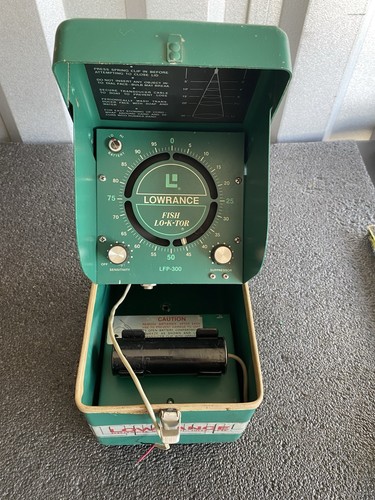Vintage Lowrance Fish Lo-k-tor LFP-300 Untested - As Seen In JAWS | eBay