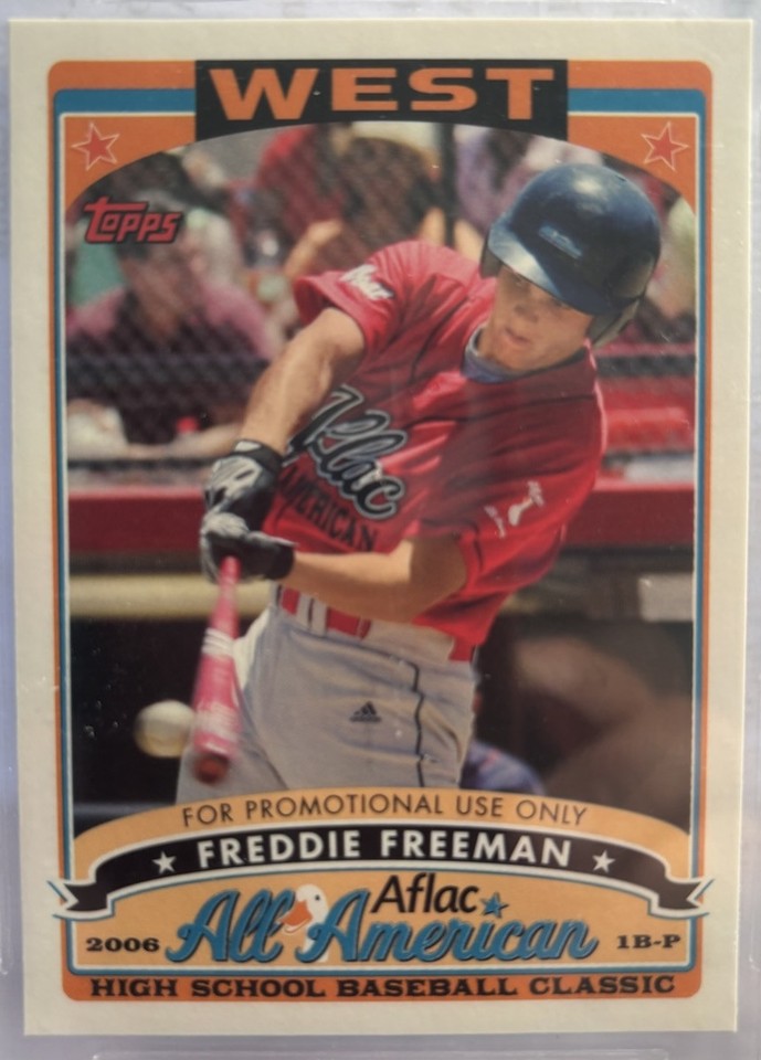 2006 Topps Baseball FREDDIE FREEMAN RC AFLAC PROMO #FF - BGS 9.5 GEM ...