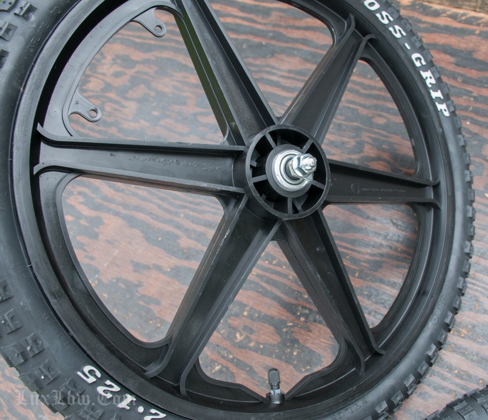 20" Old School BMX Bike MAG WHEELS & Motocross TIRES Coaster Brake Hub ...