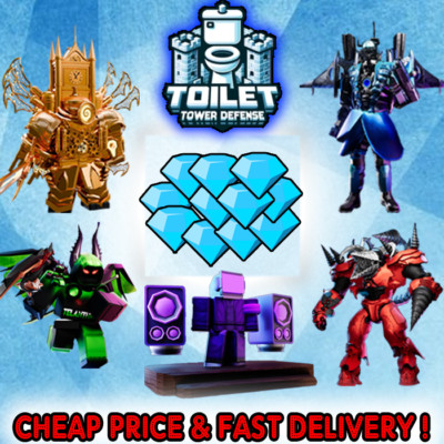 Roblox | Toilet Tower Defense | TTD | Cheap Units & Gems 💎 | SAME DAY ...