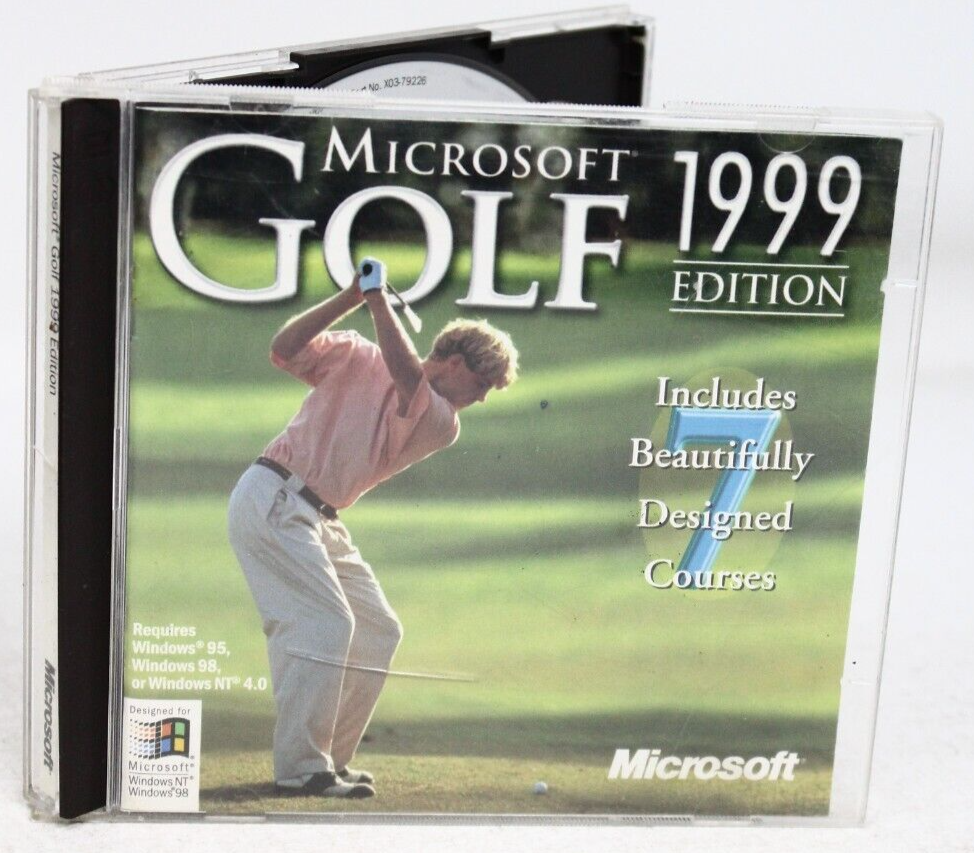 Microsoft Golf 1999 Edition (PC, 1999) 659556004354| eBay