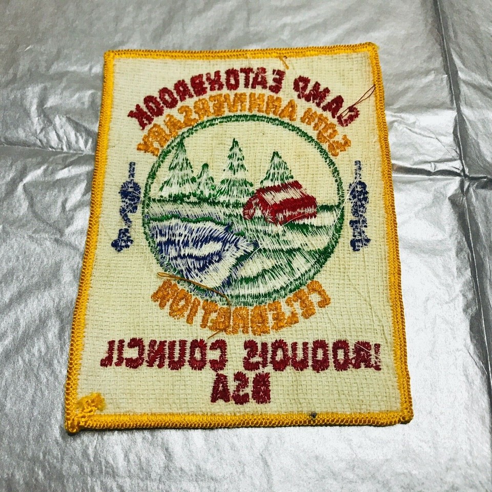 BSA Camp Eatonbrook 50th Anniversary Celebration Iroquois Council Patch ...