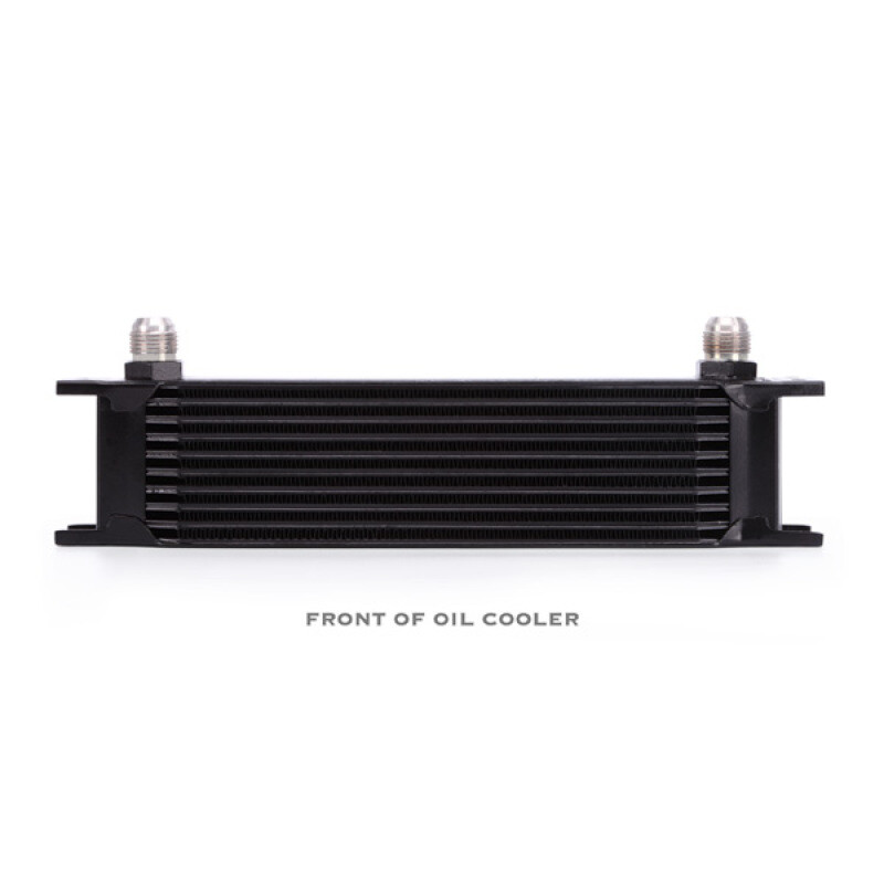 Mishimoto MMOC-UBK Fits Universal 10 Row Oil Cooler Kit - Black ...