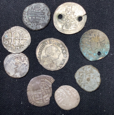 lot of 9 medieval silver hammered coins | eBay