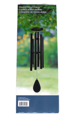 Stylecraft Double Wind Chime, 7 in. Diameter x 46 in. H Harmonic ...