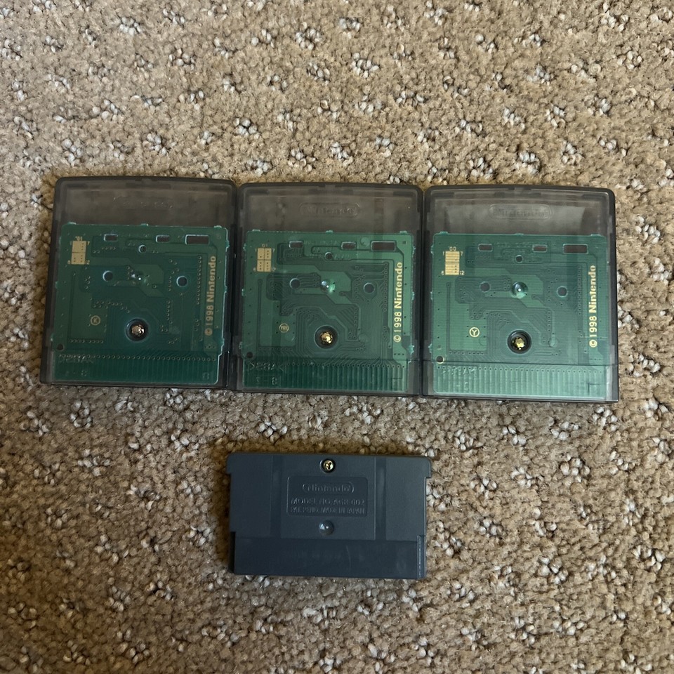 Gameboy Color and Gameboy Advance Lot-X Men, Doug’s Big Game, Rocket ...