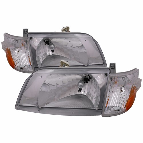 BLUE BIRD VISION SCHOOL BUS 2004-2014 CLEAR HEADLIGHTS TURN SIGNAL HEAD ...
