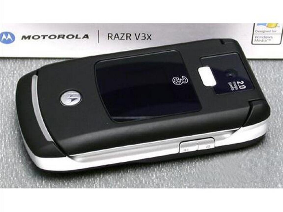 Motorola Razr v3x Flip Cellphone Camera Bluetooth Original Mobile Phone ...