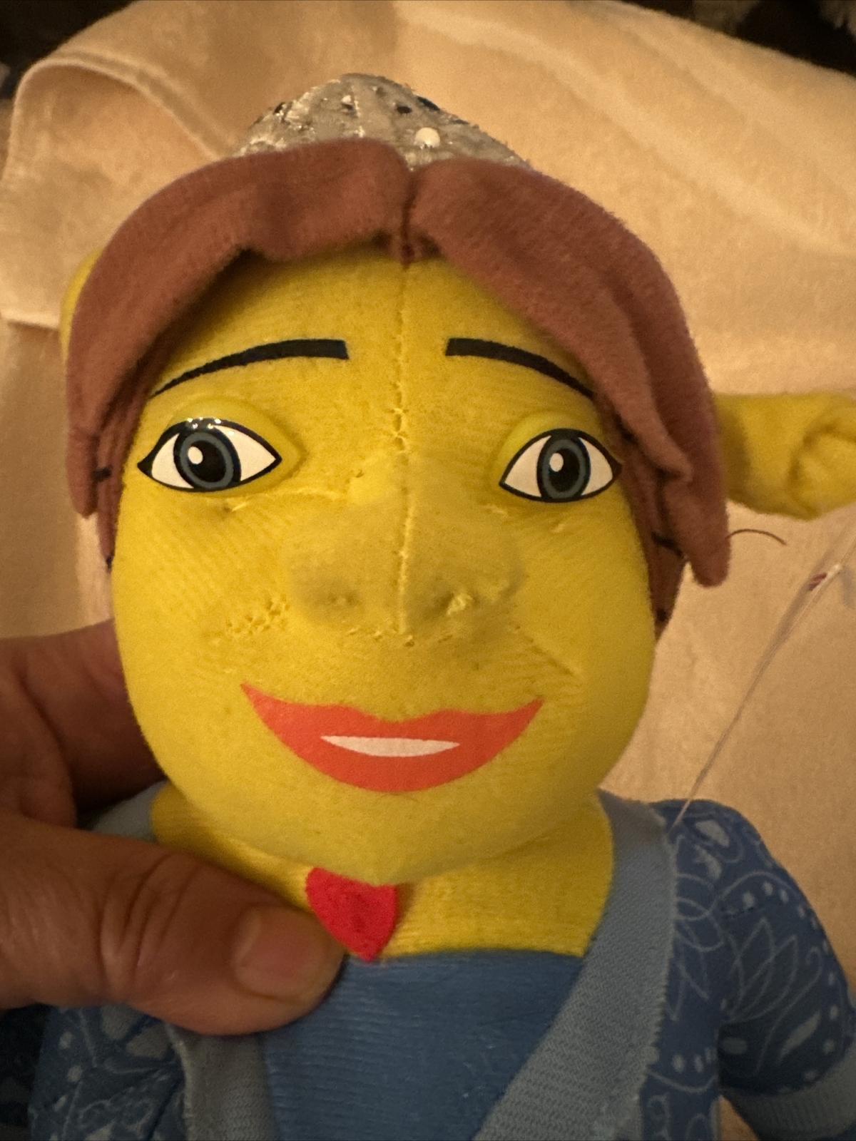Princess Fiona Shrek The/King Harold Frog Third Movie Blue Dress Plush ...