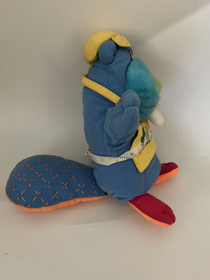 Zoobilee Zoo Bill Der Beaver Plush Puppet Stuffed Animal Toy 1986 ...