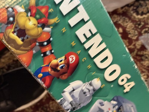 BOX ONLY NINTENDO 64 N64 CONSOLE Empty Box Pre Owned w clear case ...