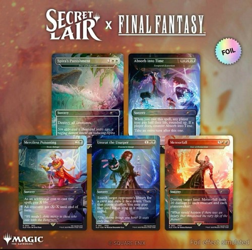 MTG Secret Lair x FINAL FANTASY Game Over EN Foil Sealed English ...