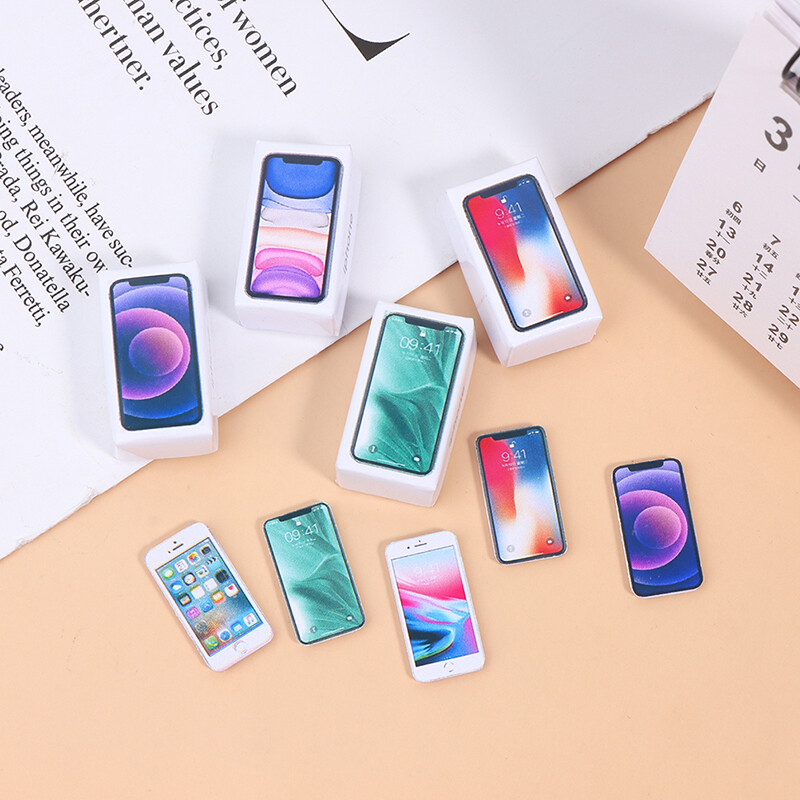 1:12 Scale Miniature Dollhouse Mobile Phone Model for Doll House ...