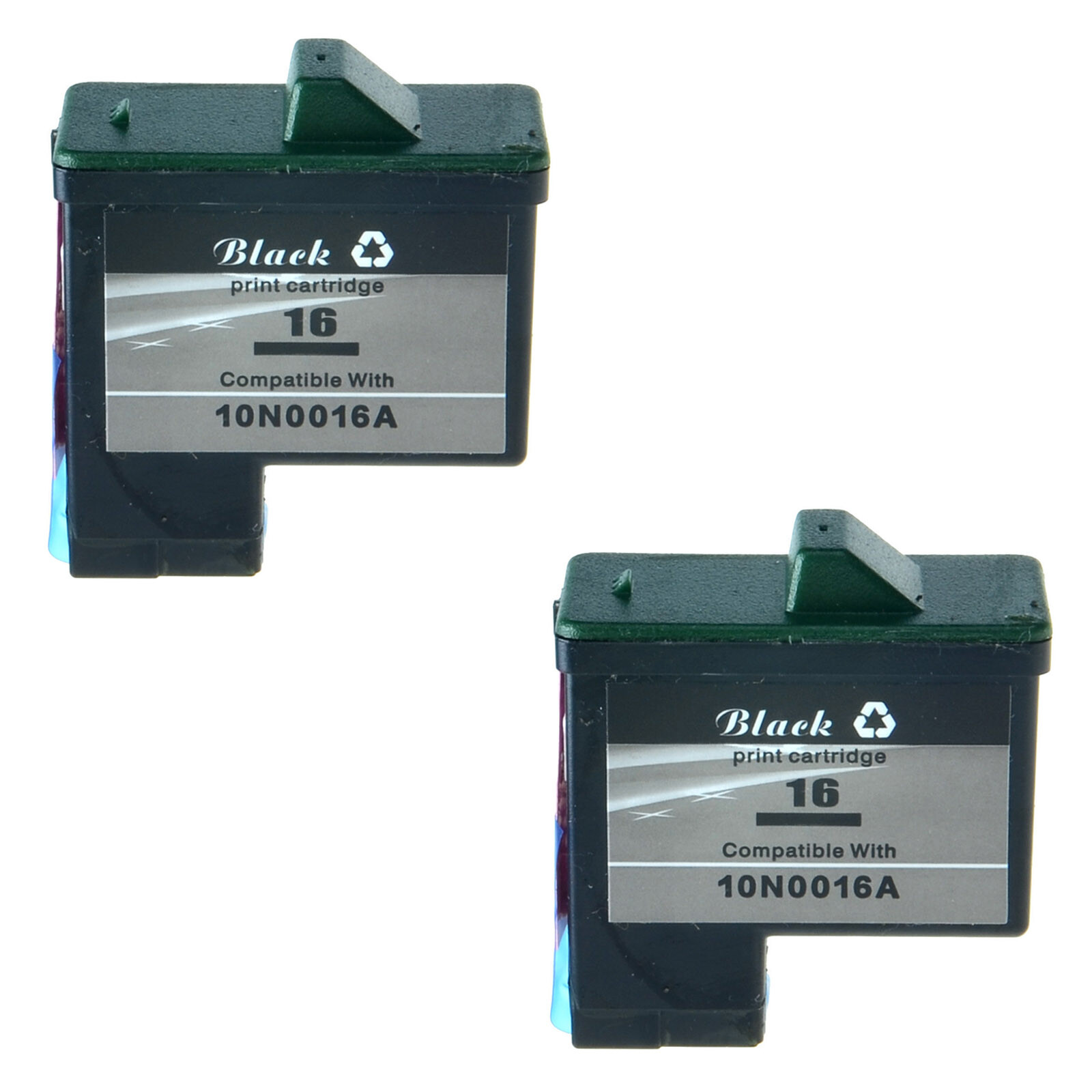 Black Color Ink Cartridge Compatible with Lexmark Z23e Z612 X1270 X1100 ...
