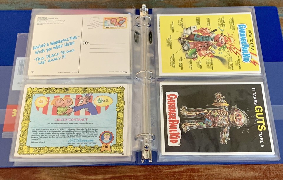 1986 GARBAGE PAIL KIDS SERIES 2 COMPLETE 15 CARD 5x7 GIANT STICKER SET ...
