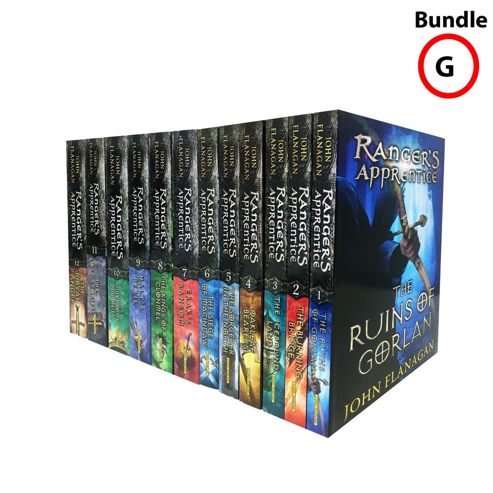 Rangers Apprentice Series collection John Flanagan Books Set Fantasy ...