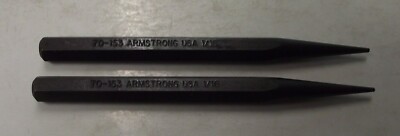 Armstrong 70-153 Starting Punch 1/16" x 5/16" x 4-1/2" 2pcs. USA | eBay