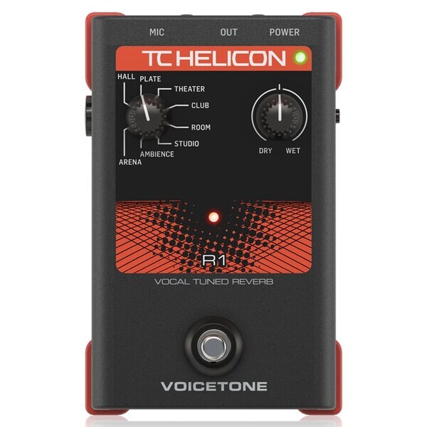 TC Helicon VoiceTone R1 Studio-Quality Live Vocal Reverb Pedal | eBay