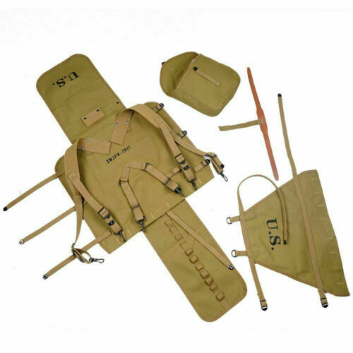 WWII US Army M1928 Carrying Backpack Canvas Field Rucksack Bag | eBay