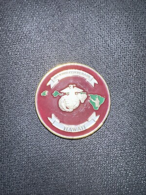 US Marine Corps Base Hawaii Commanding Officer CO Challenge Coin / USMC ...