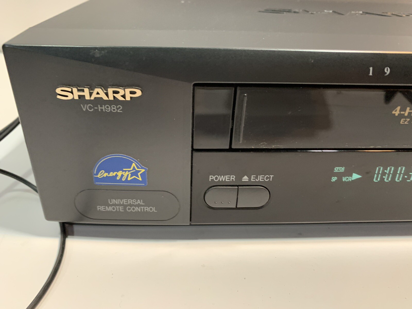 Classic Sharp Video Cassette Recorder model VC-H982U no remote Tested ...