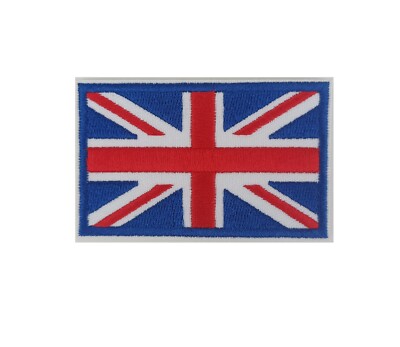 BRITISH FLAG EMBROIDERED PATCH UNION JACK ENGLAND UK GREAT BRITAIN IRON ...