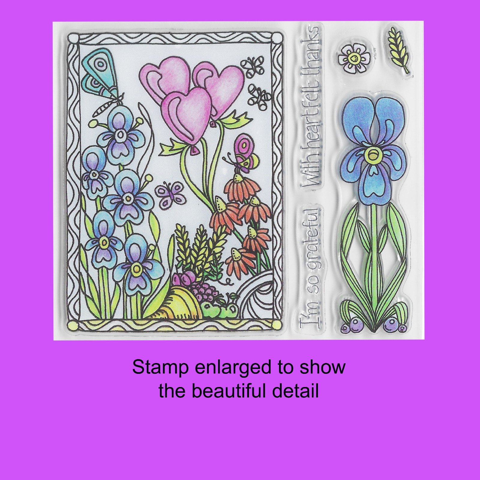 HAMPTON ARTS COLORING CLEAR STAMPS - BEAUTIFUL MODERN ART DESIGNS YOUR ...