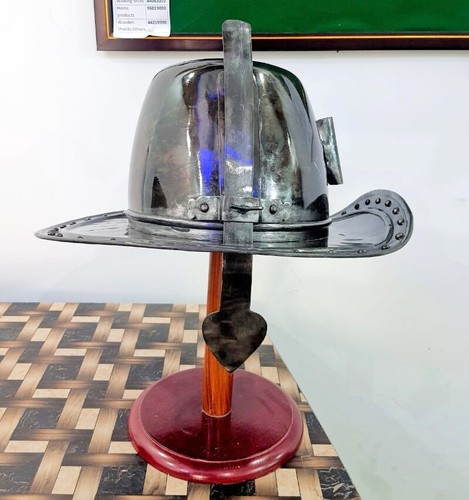 Medieval Head and Nose Protection Metal Kettle Hat Made From Mild Steel ...