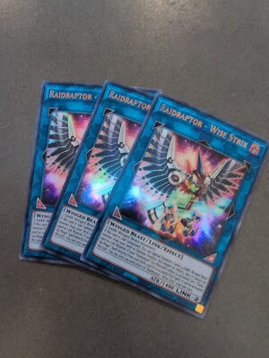 Yugioh 3X Raidraptor - Wise Strix DUOV-EN005 Ultra Rare 1st Ed NM | eBay